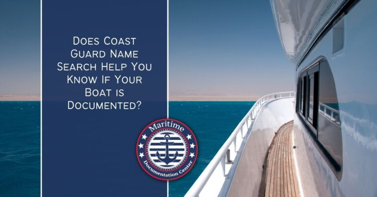 Coast Guard Name Search: Is Your Boat Documented?