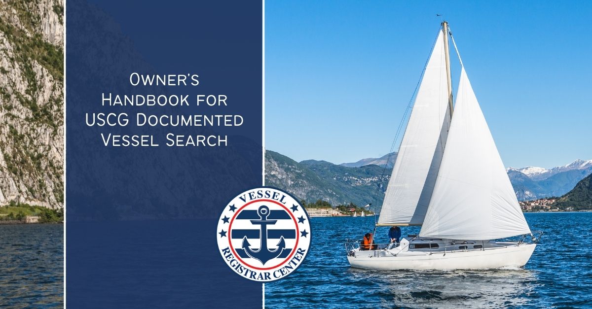 Owner's Handbook for USCG Documented Vessel Search