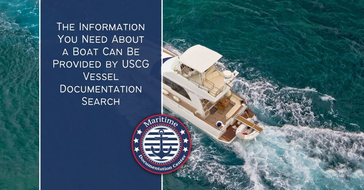 USCG Vessel Documentation Search: The Search for Something